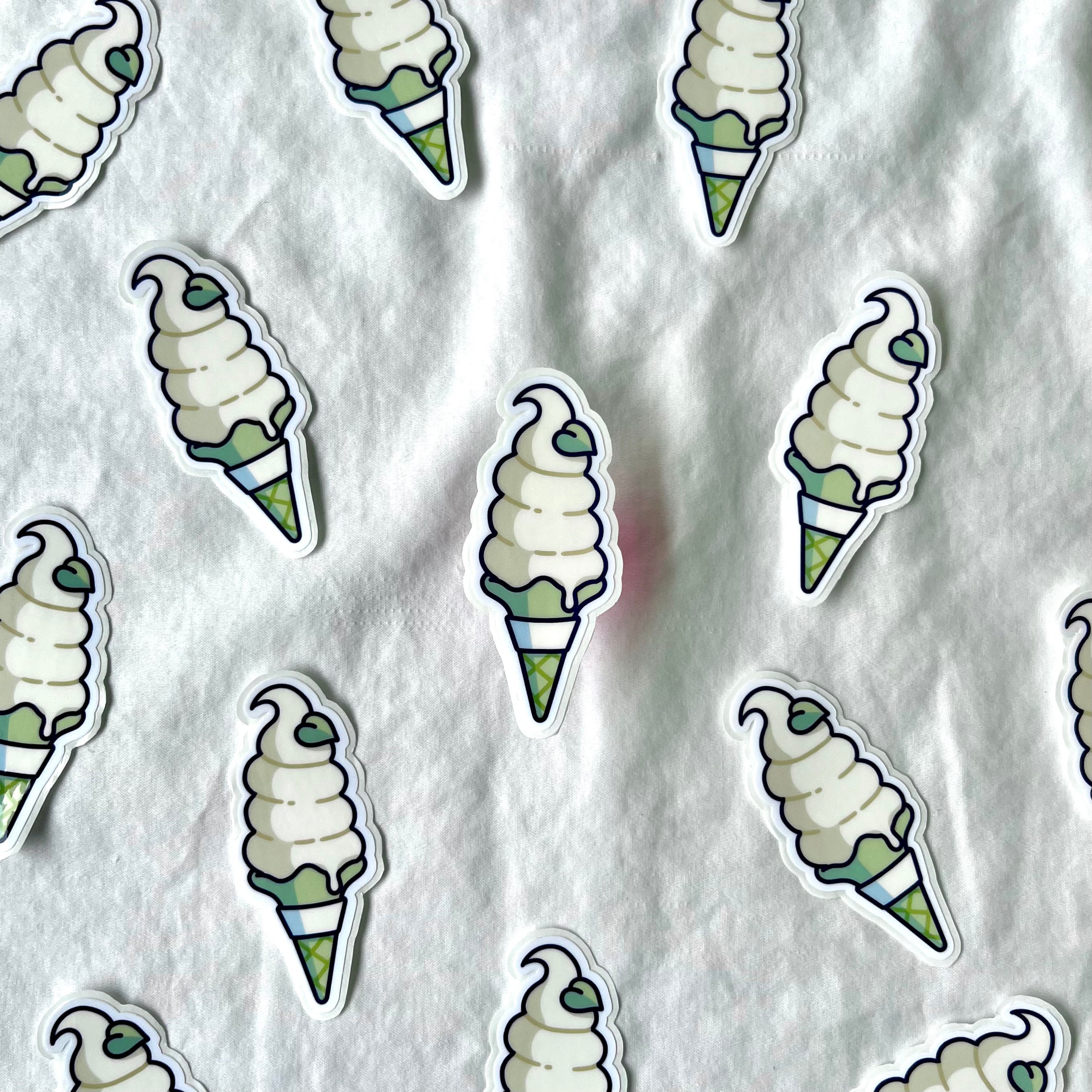 Kawaii Ice Cream Stickers Pack - Etsy