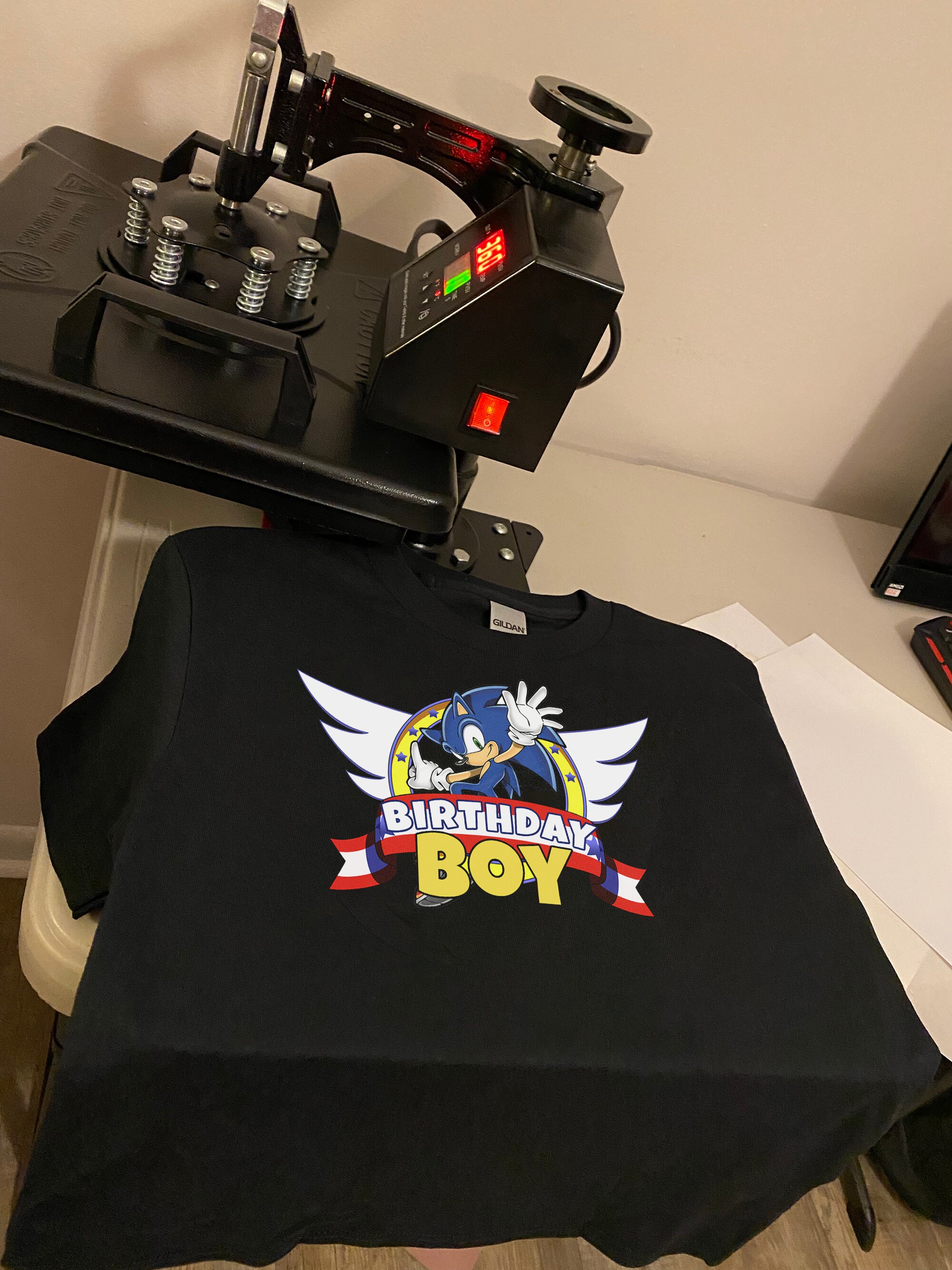 Sonic Iron on Transfer - 8.5x11 Inch High-resolution Digital File for ...