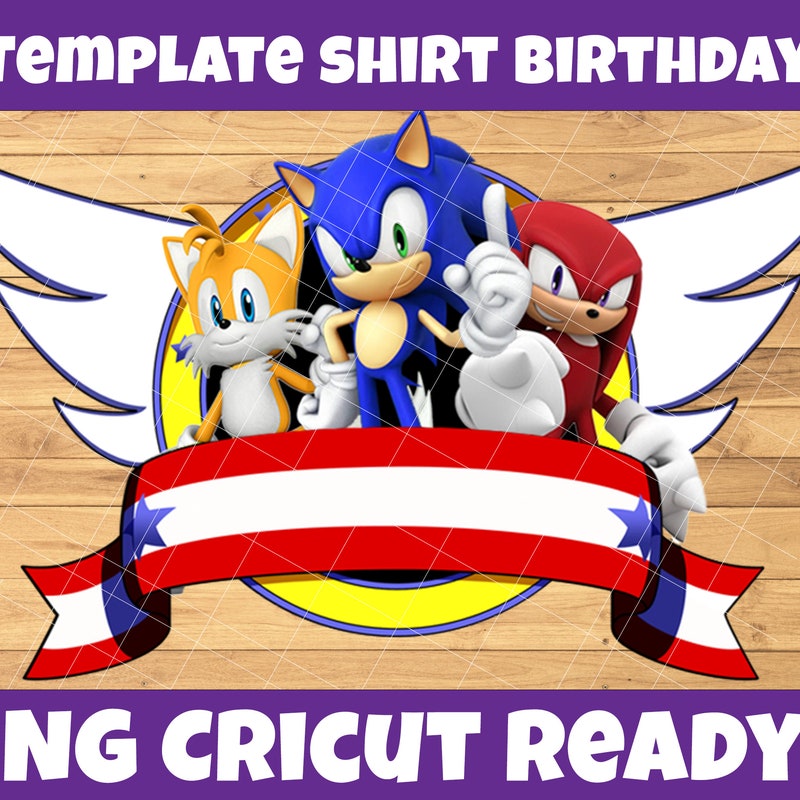 Sonic Hedgehog Digital Face Template - Etsy