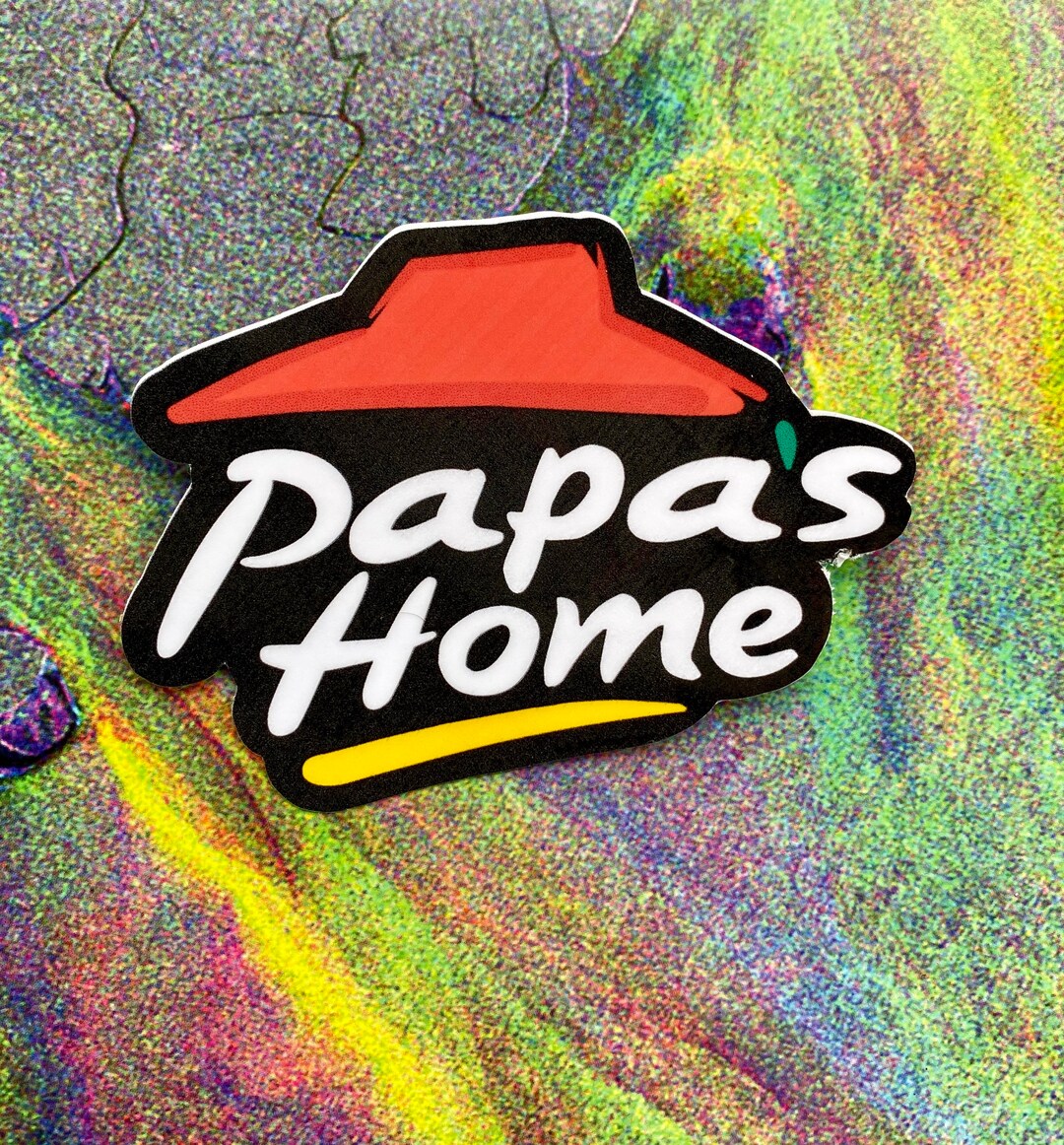 Papas Home Sticker - Etsy