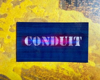 Conduit Sticker - Etsy