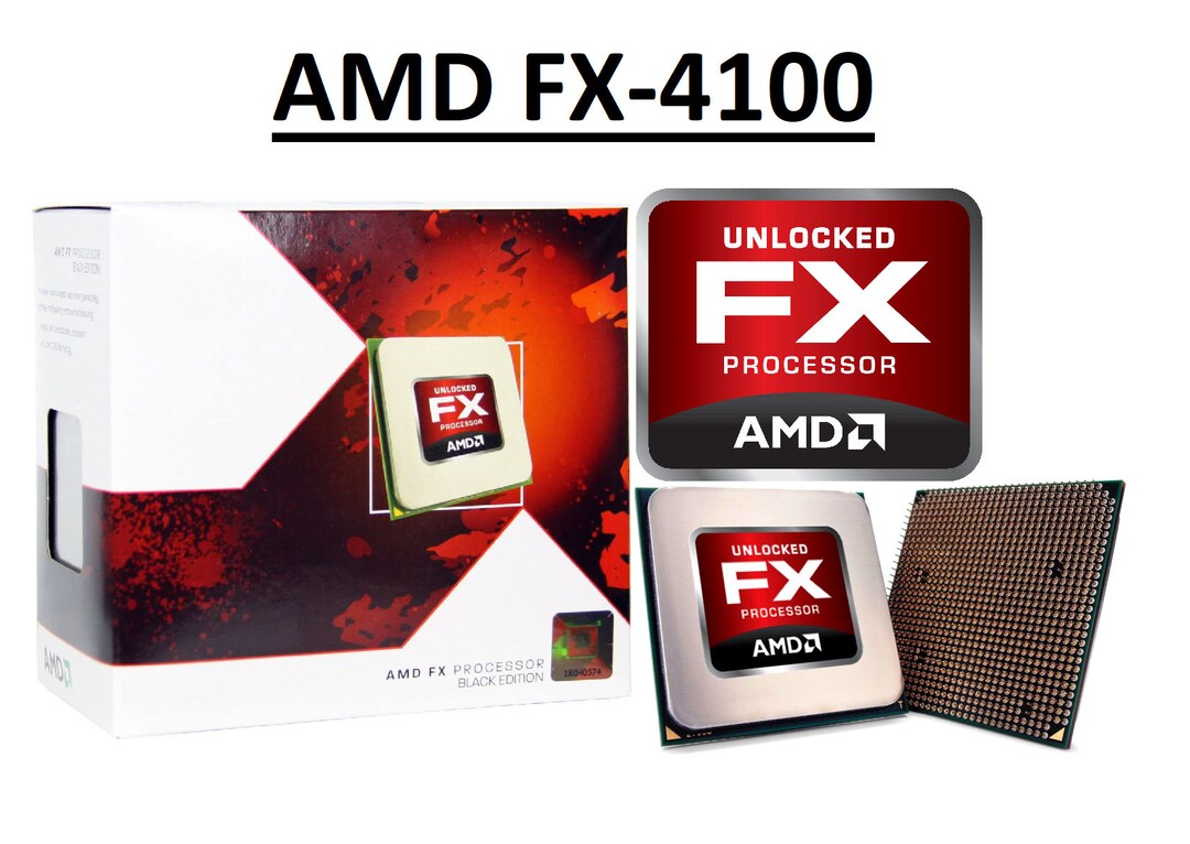 Procesador AMD FX 4100 Black Edition Quad Core 3.6 3.8GHz, Socket AM3 ...