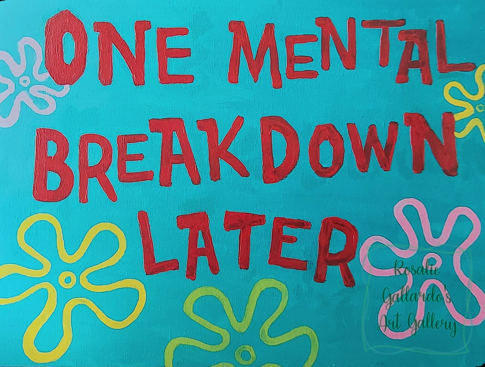 One Mental Breakdown Later Print Original Print Cartoon - Etsy