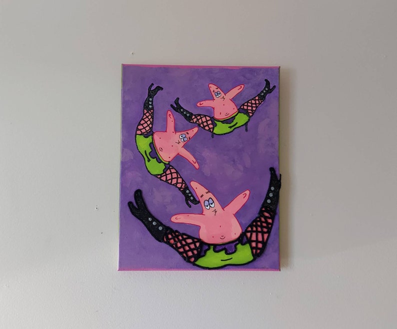 Patrick Star in Fishnets Spongebob Memes Goofy Goober Mixed | Etsy Hong ...