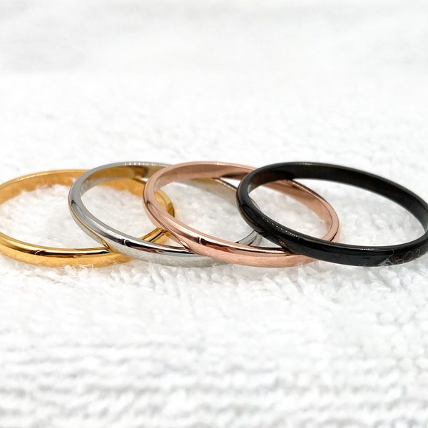 Stainless Steel Size 4 Ring - Etsy