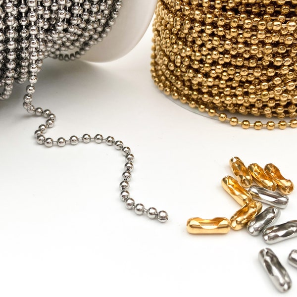 3mm Ball Chain - Etsy