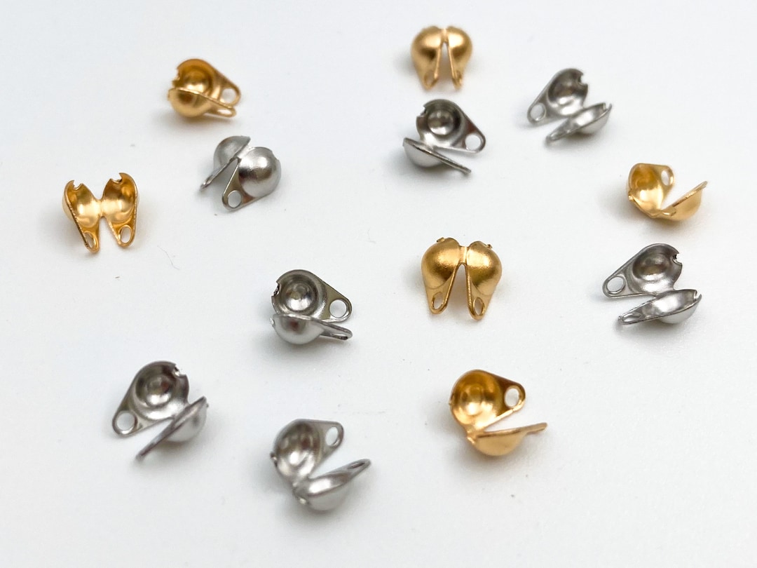 Stainless Steel Ball Chain Clasps: Necklace Bracelet Connectors - Etsy