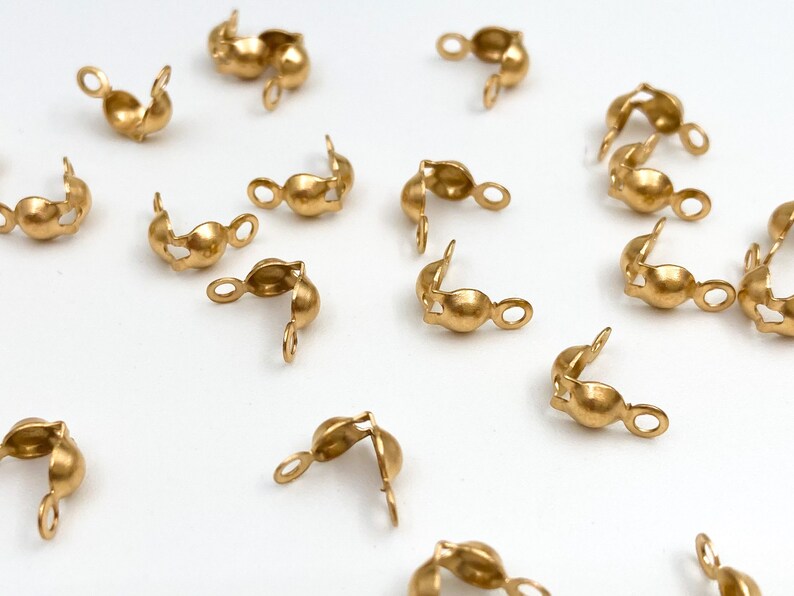 Stainless Steel Knot Covers, Calottes Ends for Necklaces Bracelets ...