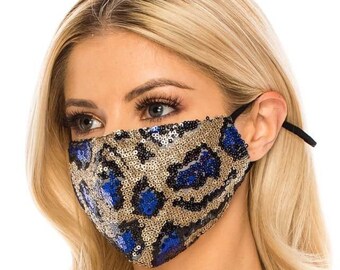 Leopard Design Mask - Etsy