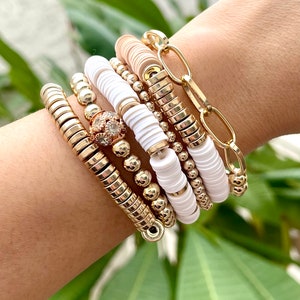 Beaded Bracelets Jewelry Attractive Stacking Bracelet Set Bracelets ...