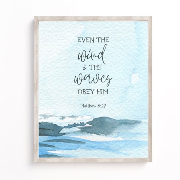 Even the Waves Obey - Etsy