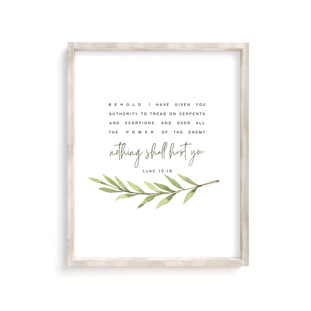 I Have Given You Authority to Tread on Serpents and Scorpions, Nothing ...