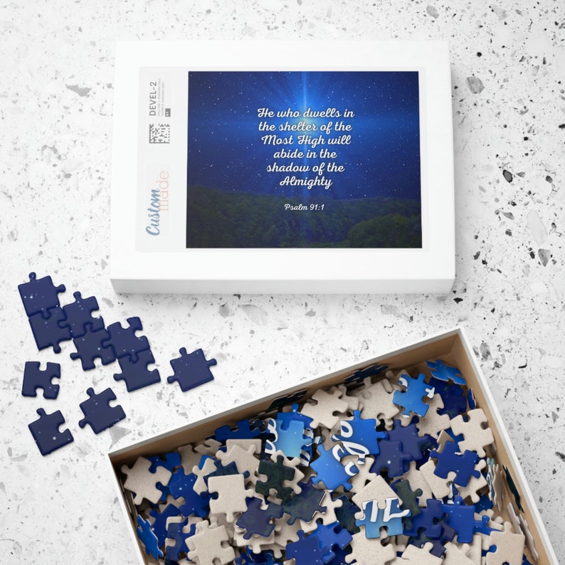Scripture Puzzle Bible Verse Puzzle Jesus Perfect Bible - Etsy