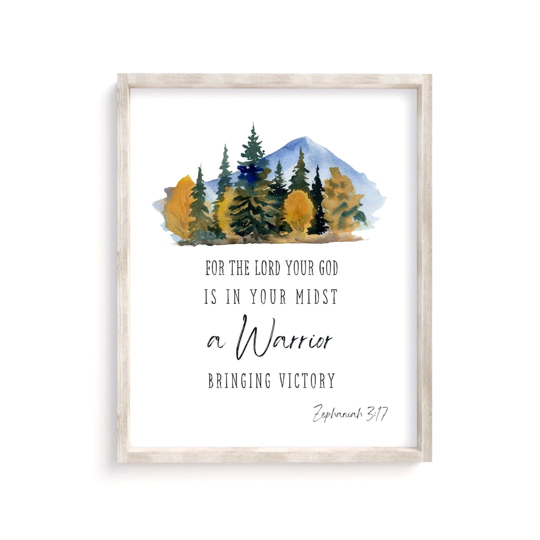 For the Lord Your God is in Your Midst, Scripture Verses, Printable Art ...