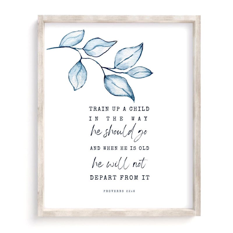 Proverbs 22 6 - Etsy