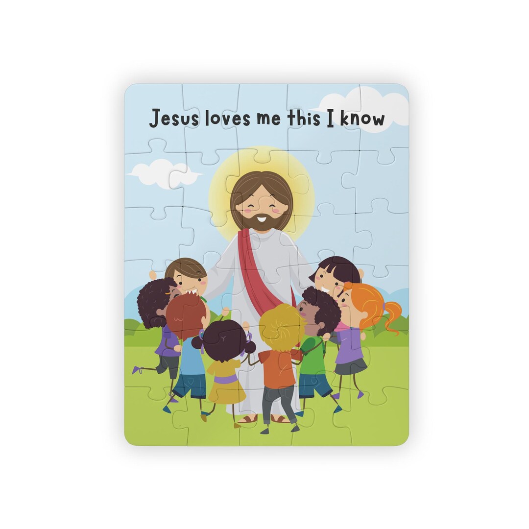 Bible Verse Kids Puzzle: Laminated Chipboard, 30-piece Gift - Etsy