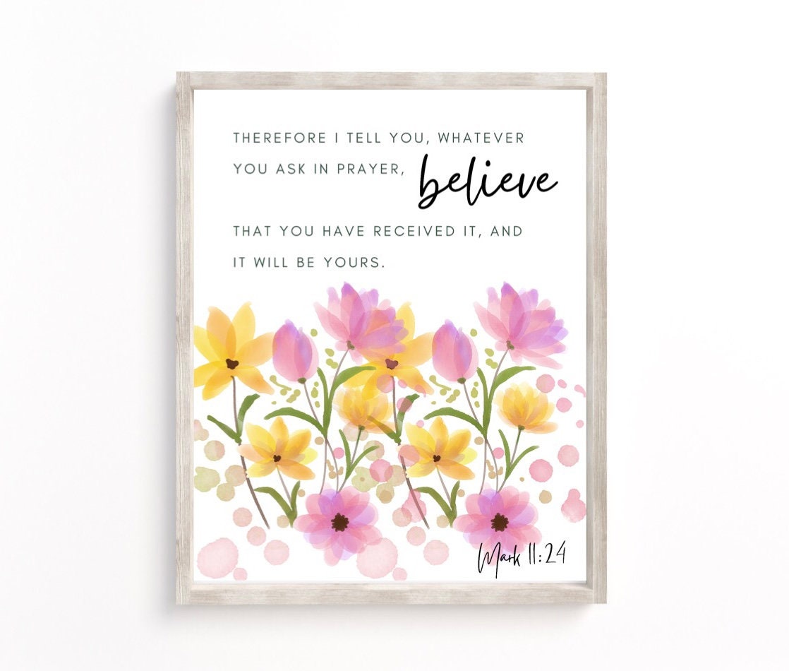 Art & Collectibles Digital Prints Scripture Wall Art Biblical Verse ...