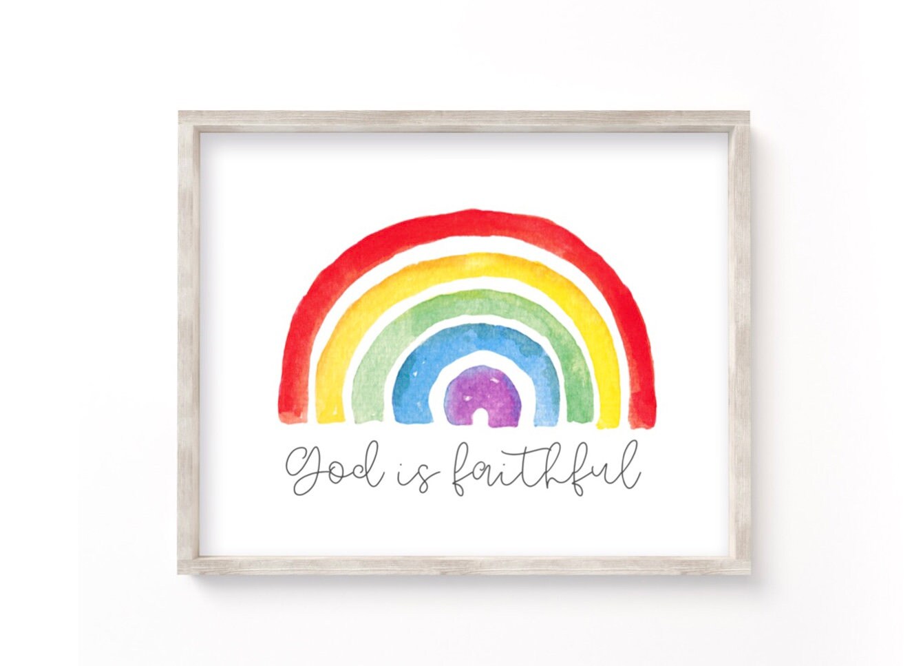 God is Faithful Promise Keeper Scripture Wall Art Biblical - Etsy