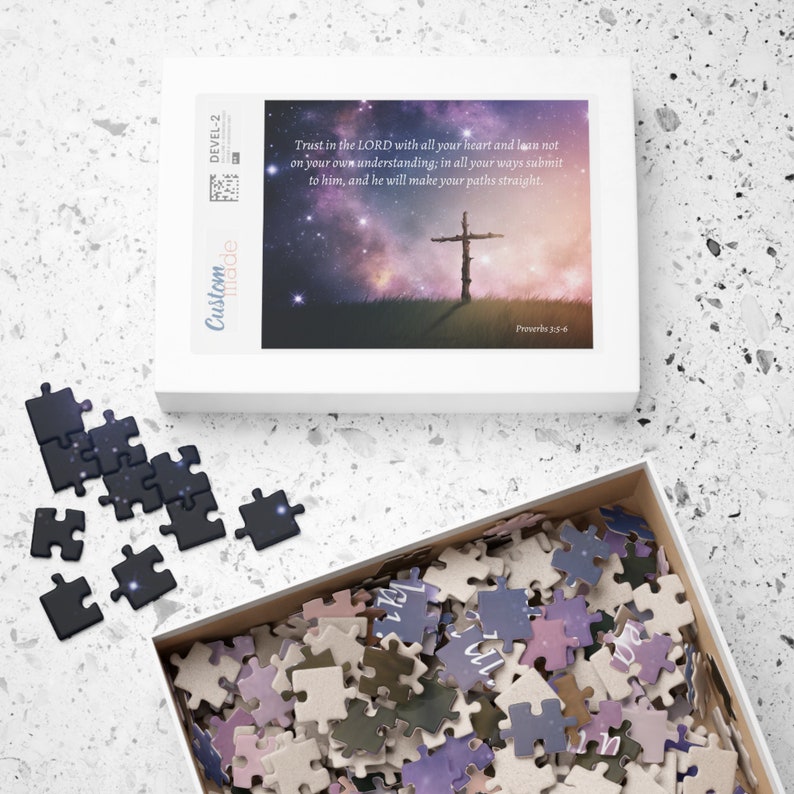 Jigsaw Puzzle 500 Pieces Christian Scripture Jigsaw - Etsy