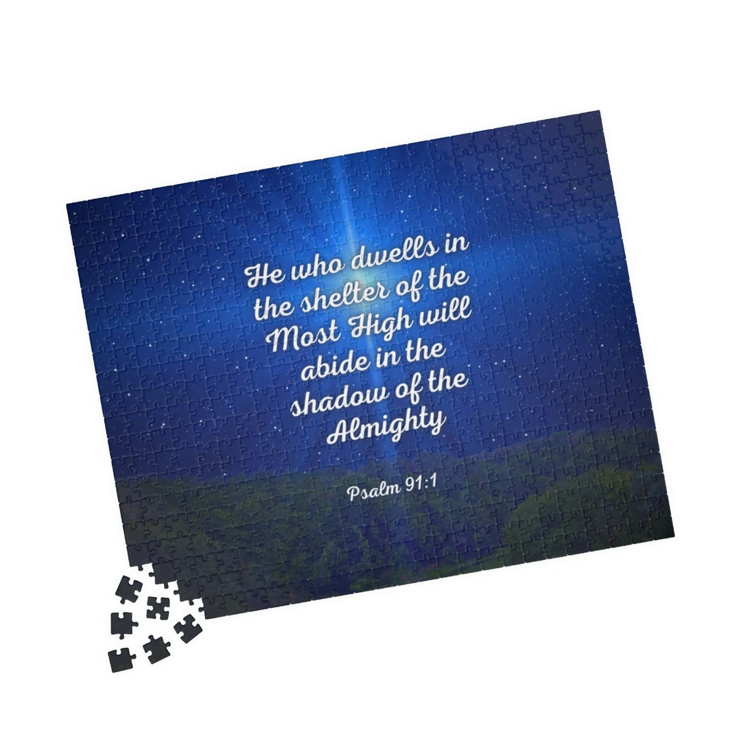 Scripture Puzzle, Bible Verse Puzzle, Jesus, Perfect Bible Verse Gift ...