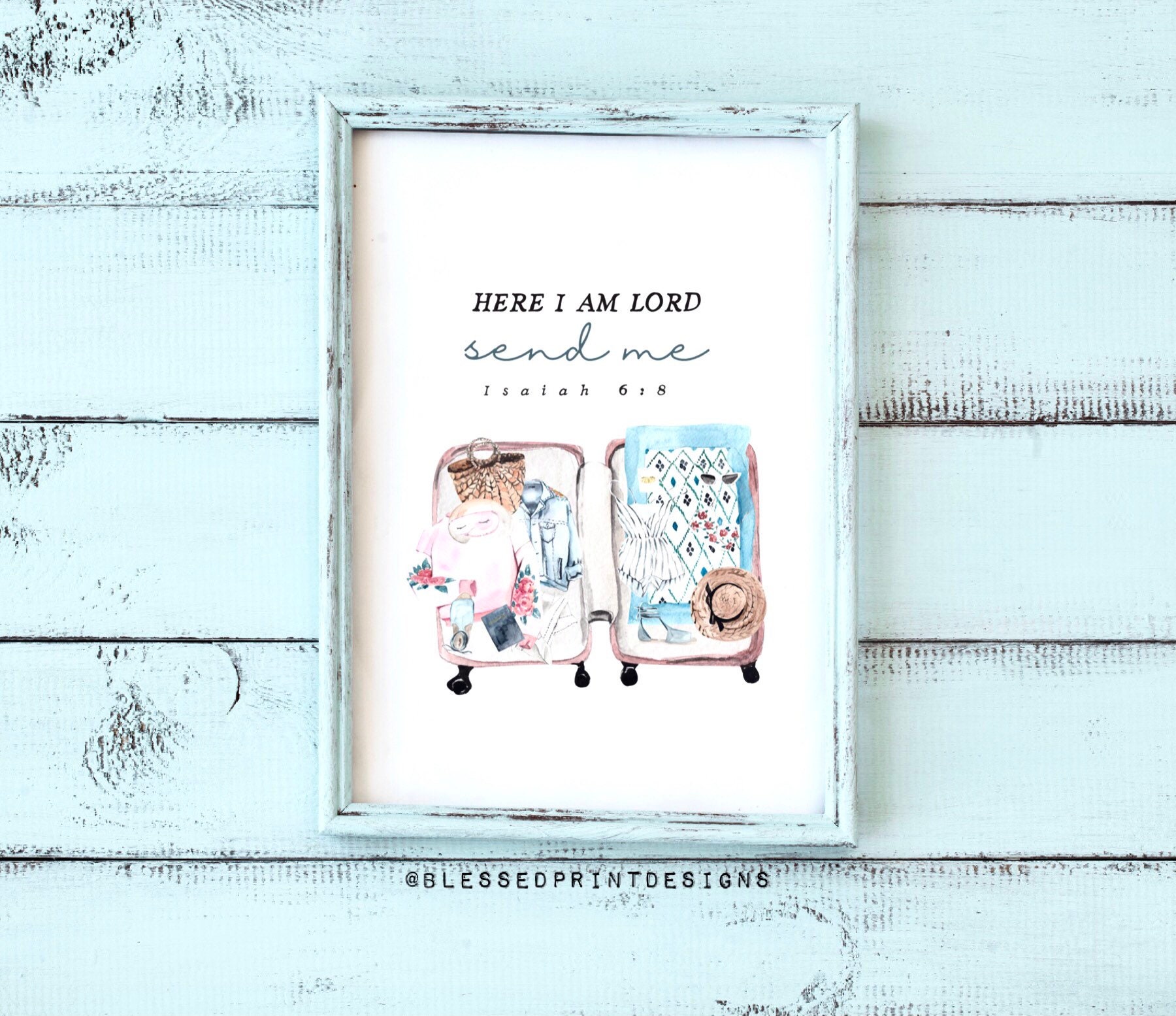 Here I Am Lord Send Me, Isaiah6:8, Travel, Salvation, Scripture Wall ...