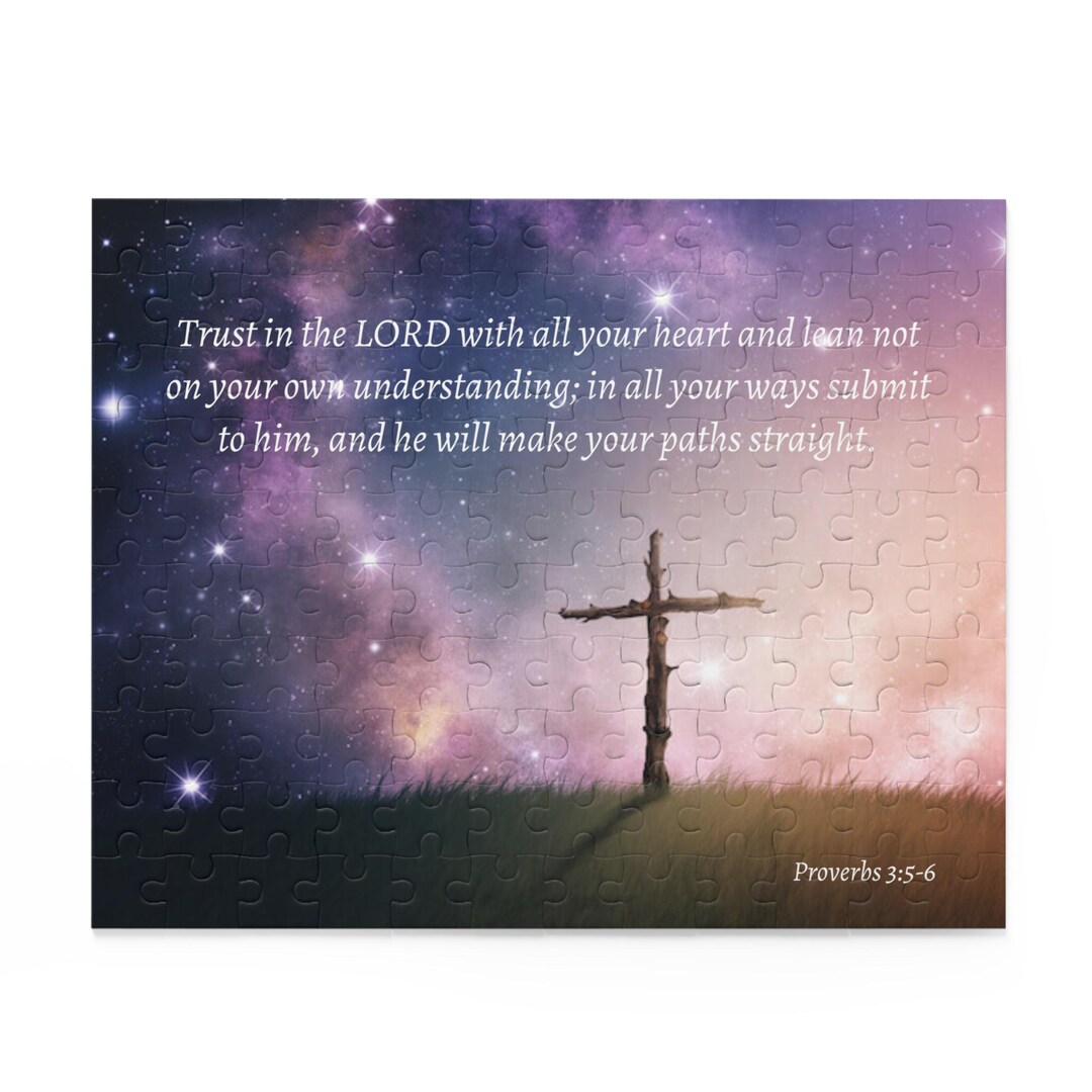 Jigsaw Puzzle | 500 Pieces | Christian Scripture Jigsaw | Bible Gift ...