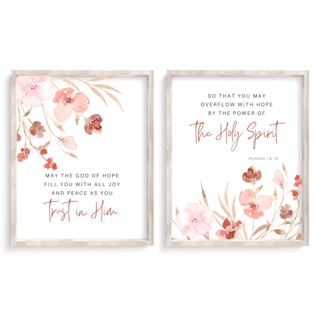 May the God of Hope Fill You With All Joy and Peace, Romans12 ...