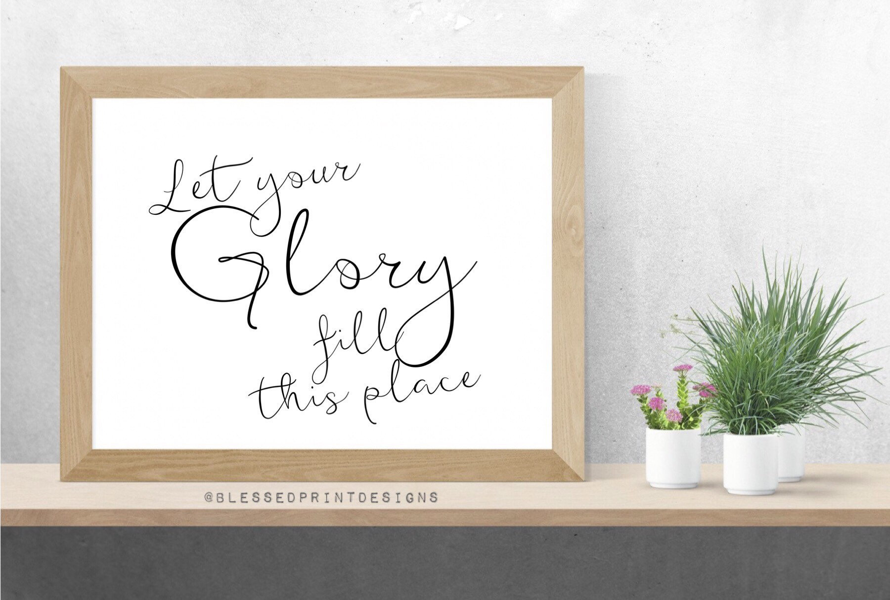 Let Your Glory Fill This Place, Scripture Wall Art, Biblical Verse ...