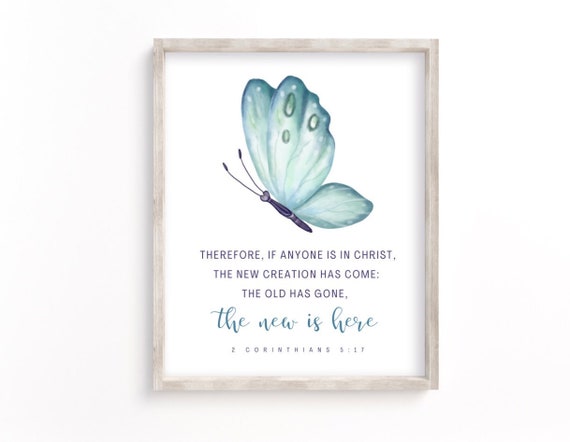 Butterfly Scripture Women's Christian Butterfly Bible Verse: Love'
