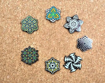 Sacred Geometry Pins | Etsy