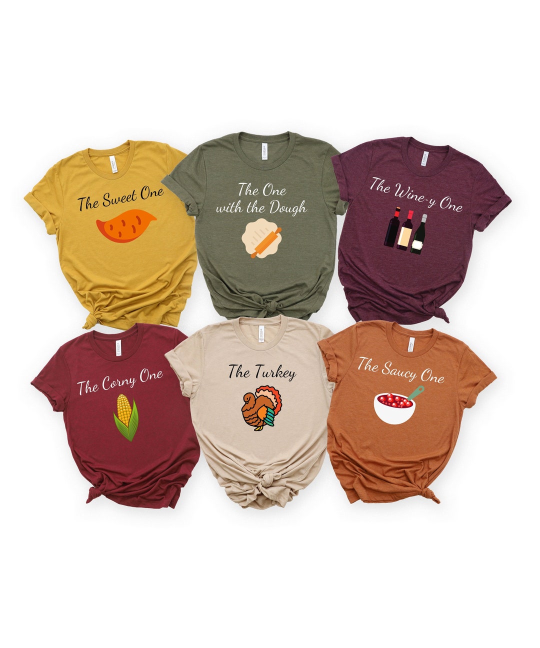 The Corny One, Friends' Thanksgiving Shirts, Funny Family Shirts, Group ...