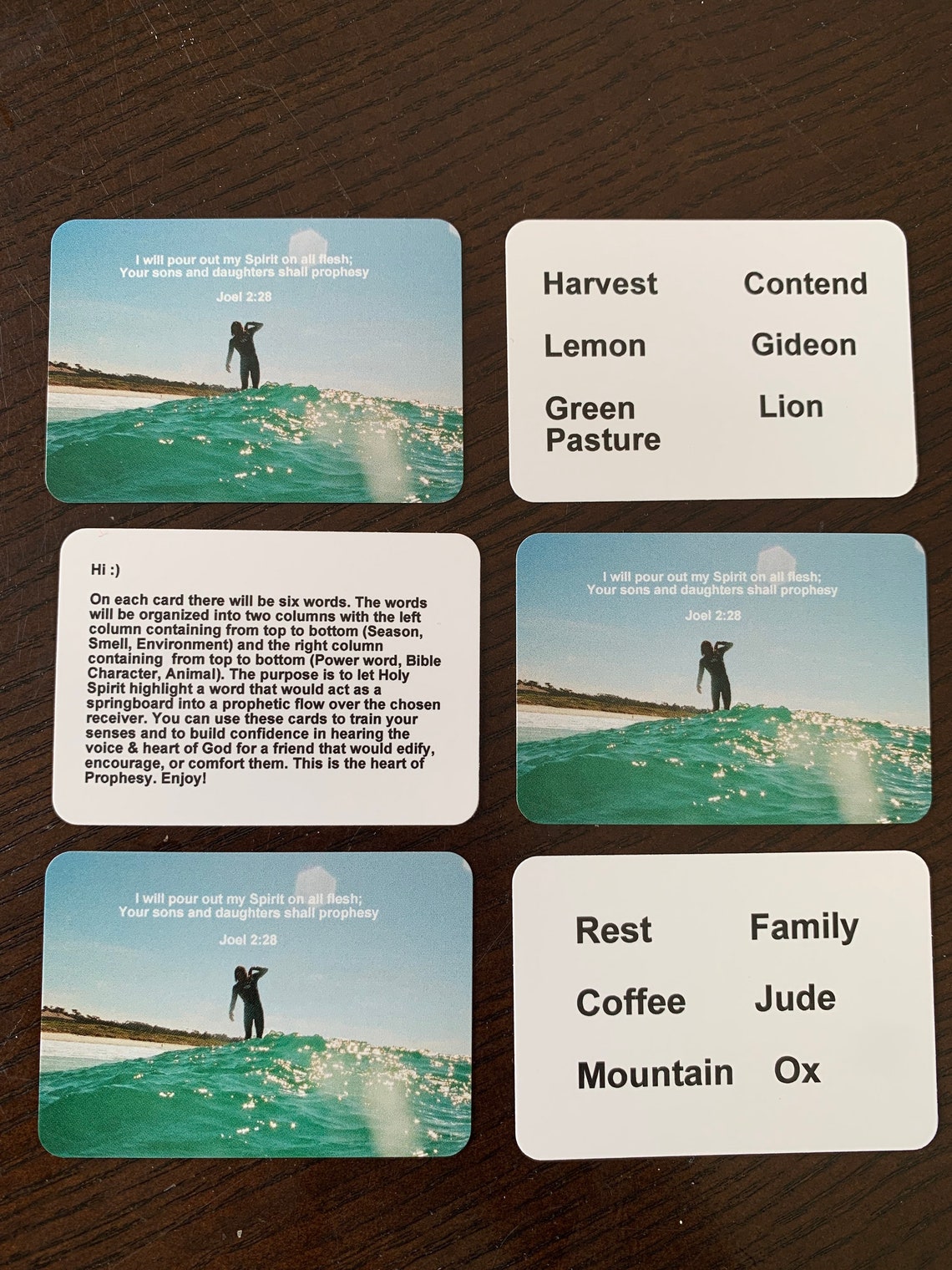 Prophecy Cards - Etsy