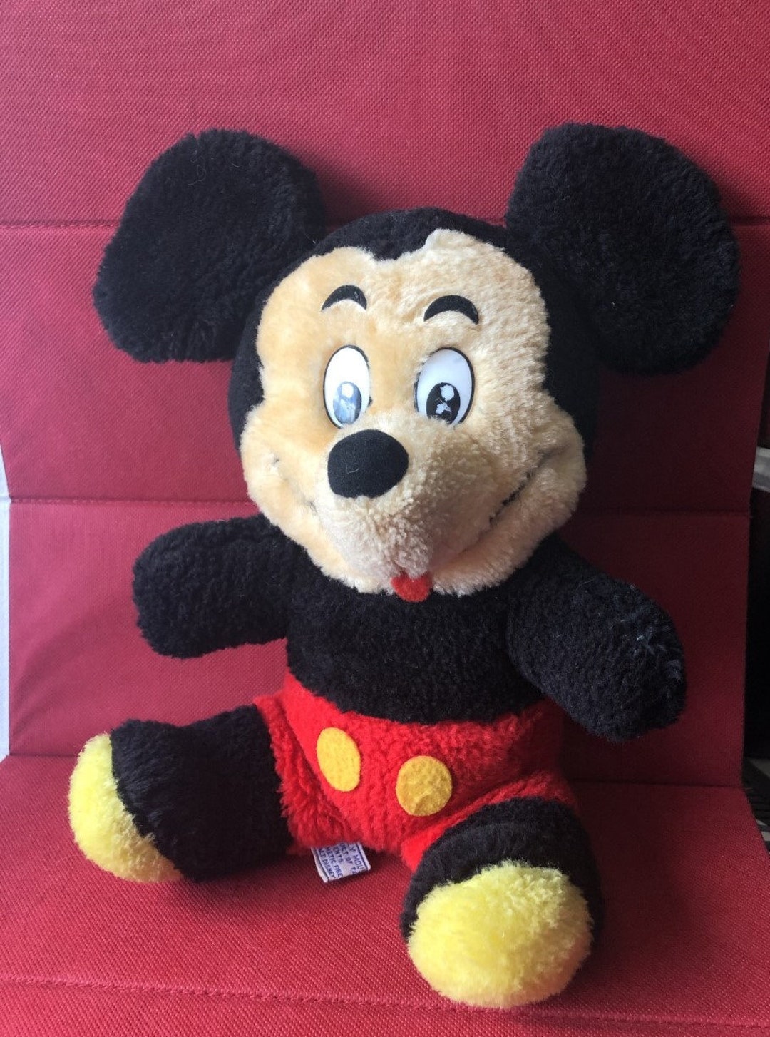 Vintage Disney Mickey Mouse Plüsch 12 Groß 1970er Jahre Stofftier - Etsy.de