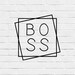 Boss SVG, Boss Square SVG File, Cut File, Boss Cut Files, Small ...