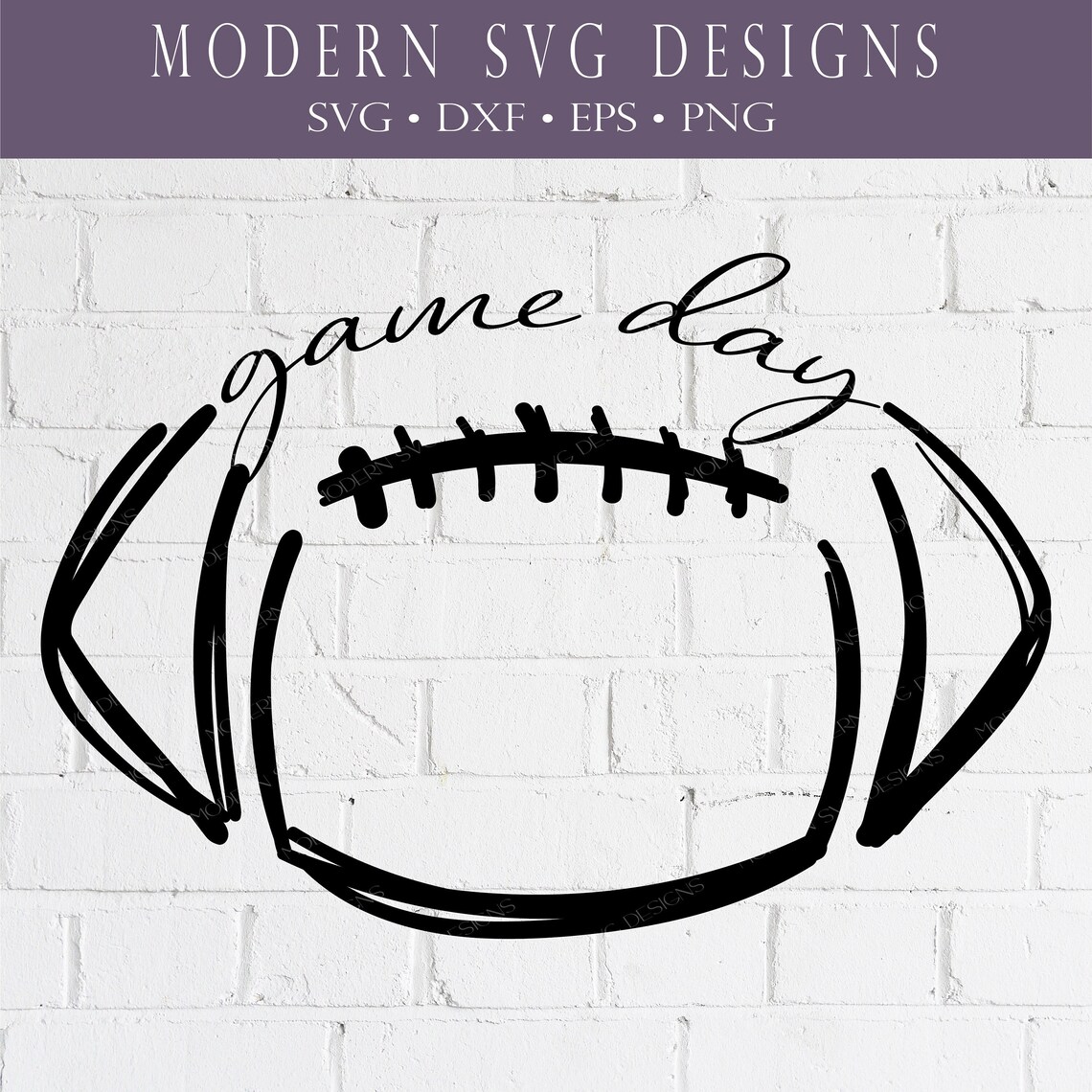 Game Day Football SVG Football SVG Cut File for T-shirt - Etsy