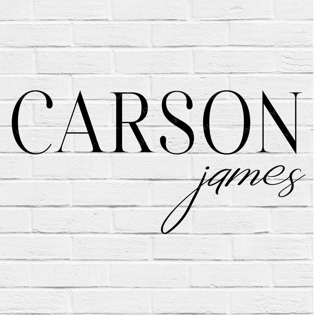 Custom Name SVG, Baby Name Svg, Nursery Decor, Custom Baby Name Cut ...