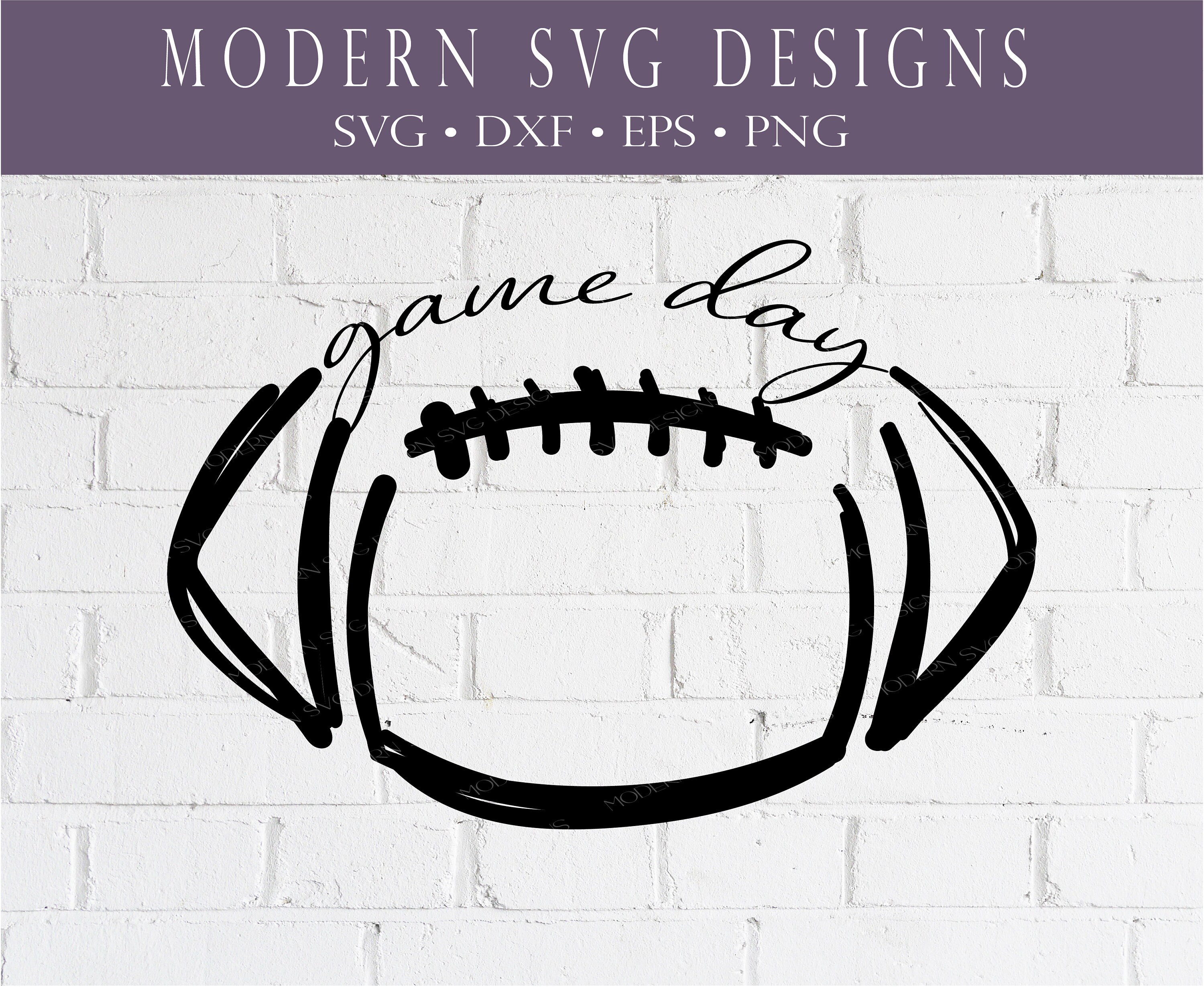 Game Day Football SVG Football SVG Cut File for T-shirt - Etsy