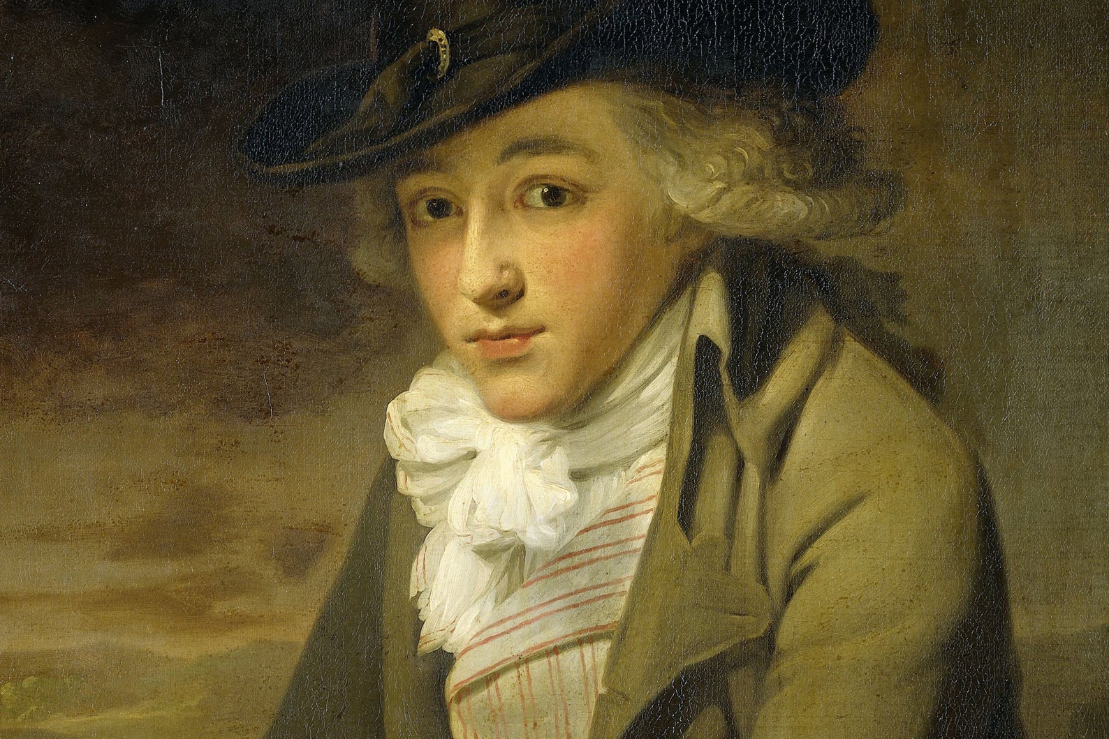 Vintage Portrait Oil Painting Print Colonial Man - Etsy