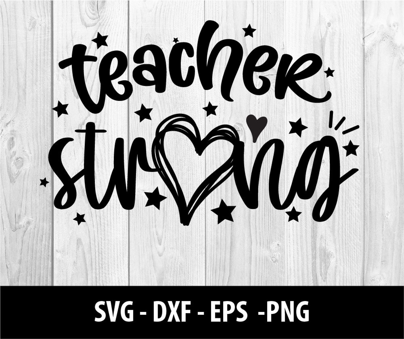 Teacher Strong SVG Files Teacher Strong DXF Files Back to | Etsy