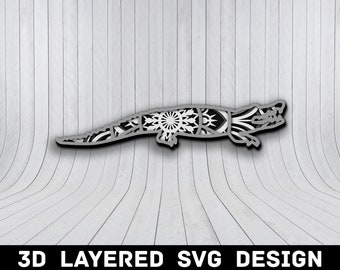 Alligator 3d File - Etsy