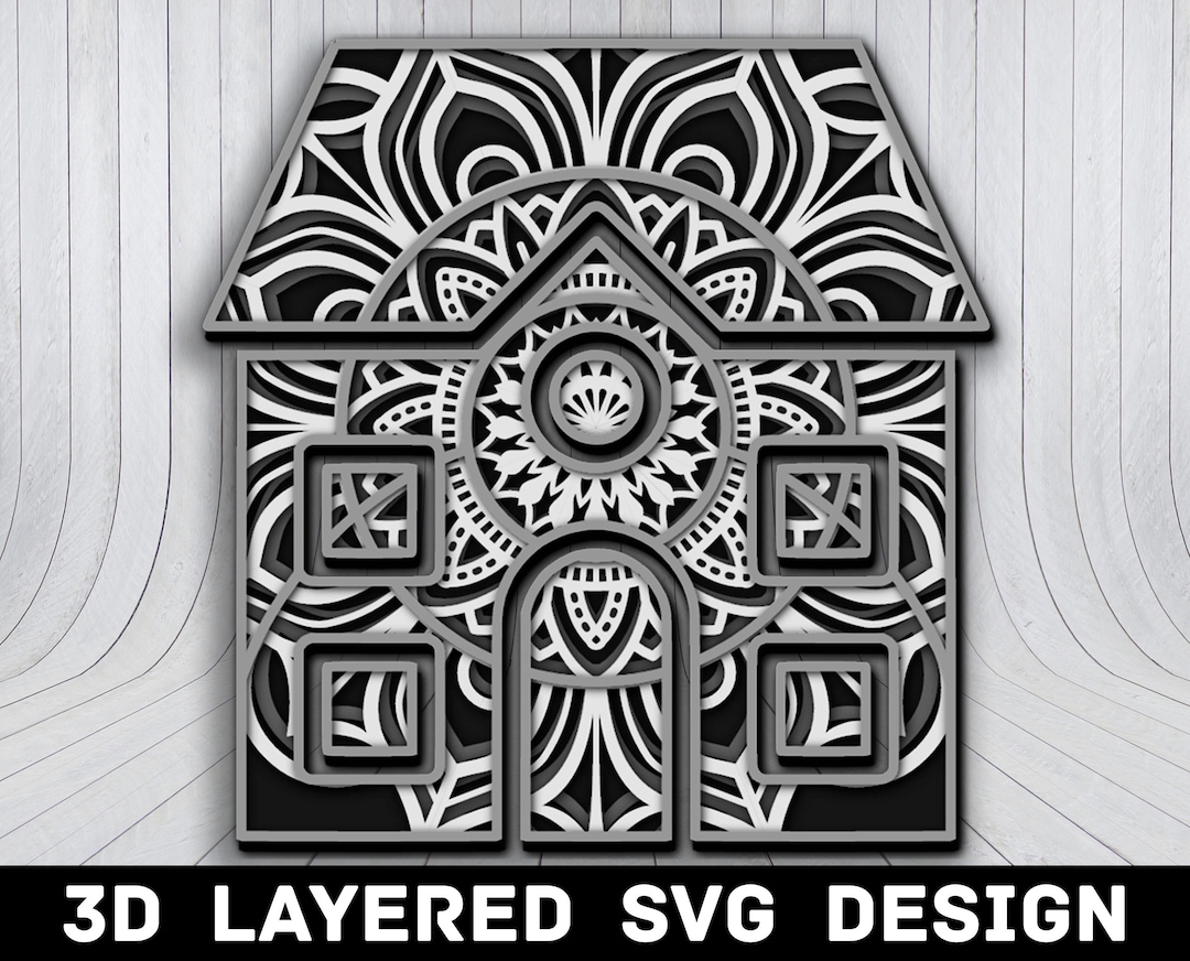 3D Mandala School SVG File, School Mandala SVG Files, Teacher 3D ...