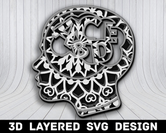 3D Mandala Autism SVG File Autism Mandala SVG Files Autism - Etsy