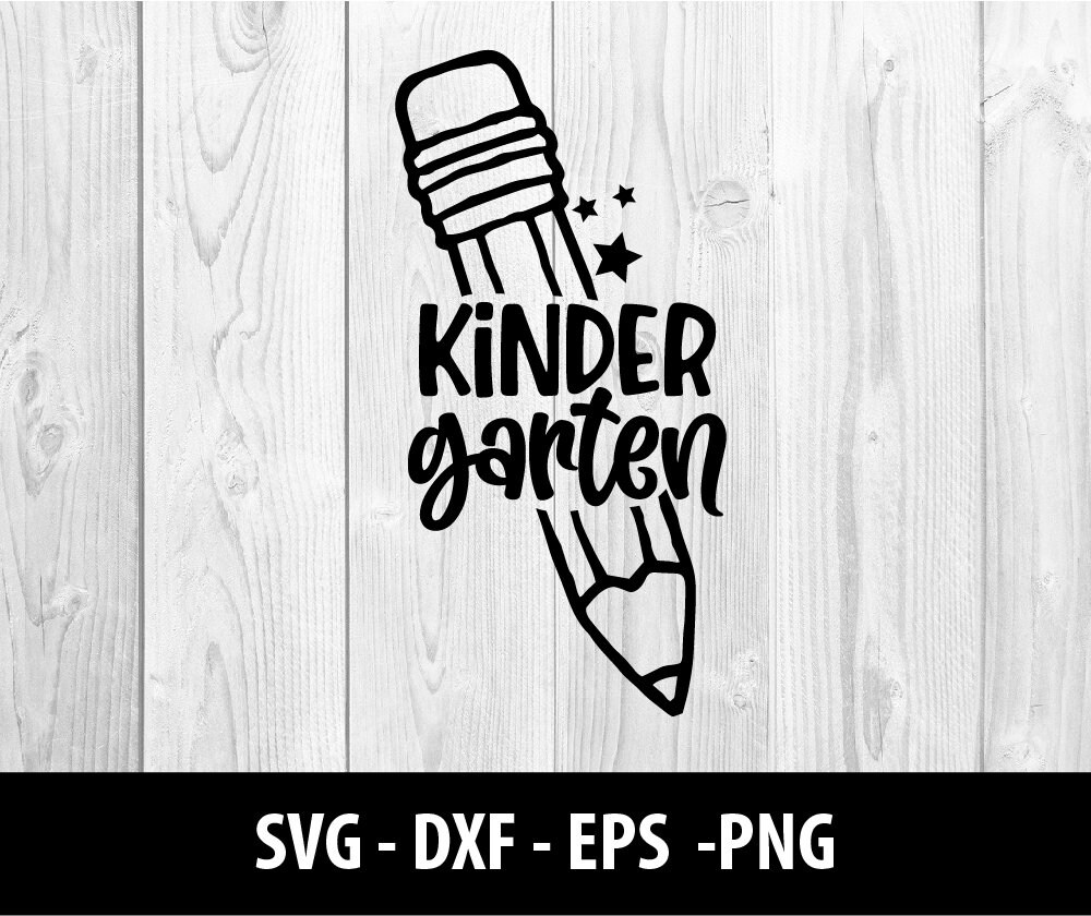 Kindergarten SVG File Kindergarten DXF Svg Eps Png Files | Etsy