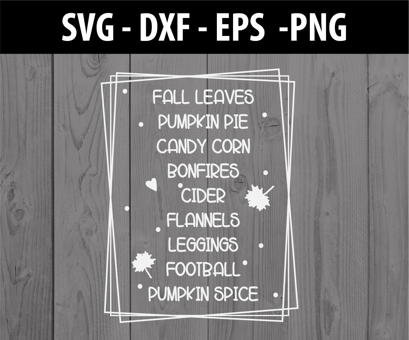 Fall Season SVG File Fall Season DXF File Autumn Fall - Etsy UK