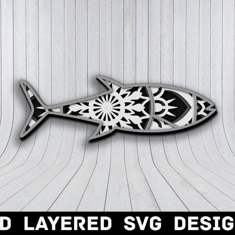 Fish Mandala Svg - Etsy