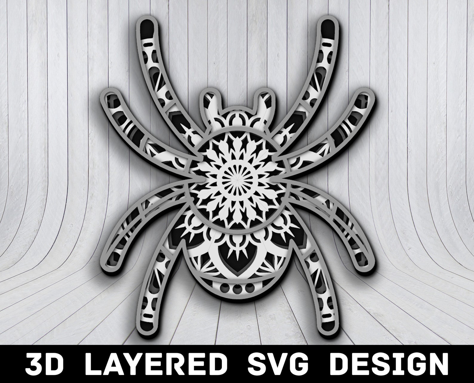 3D Mandala Spider SVG File Spider Mandala SVG Files Spidey - Etsy Singapore