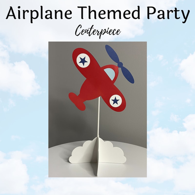 Airplane Centerpiece - Etsy