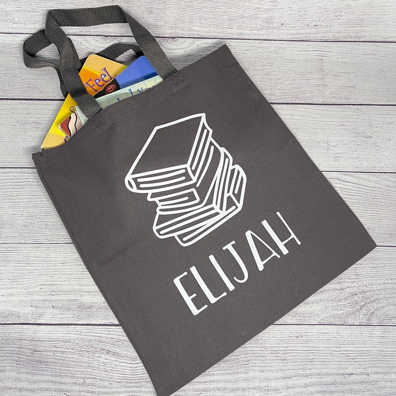 Library Book Bag - Etsy