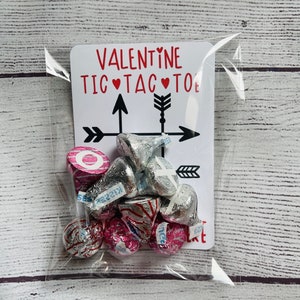 Set of 5 Valentine's Day Tic Tac Toe Kisses & Hugs Candy - Etsy