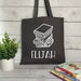 Book Tote Bag Personalized With Name Valentine's Day - Etsy